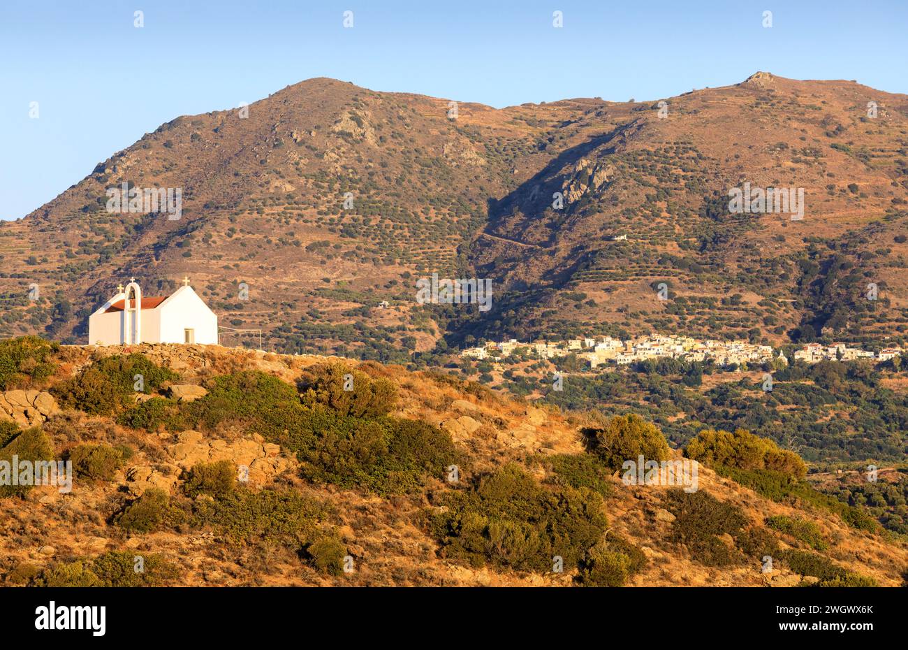 Chapel crete mountain hi-res stock photography and images - Alamy