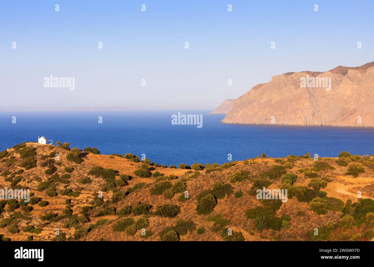 Chapel crete mountain hi-res stock photography and images - Alamy