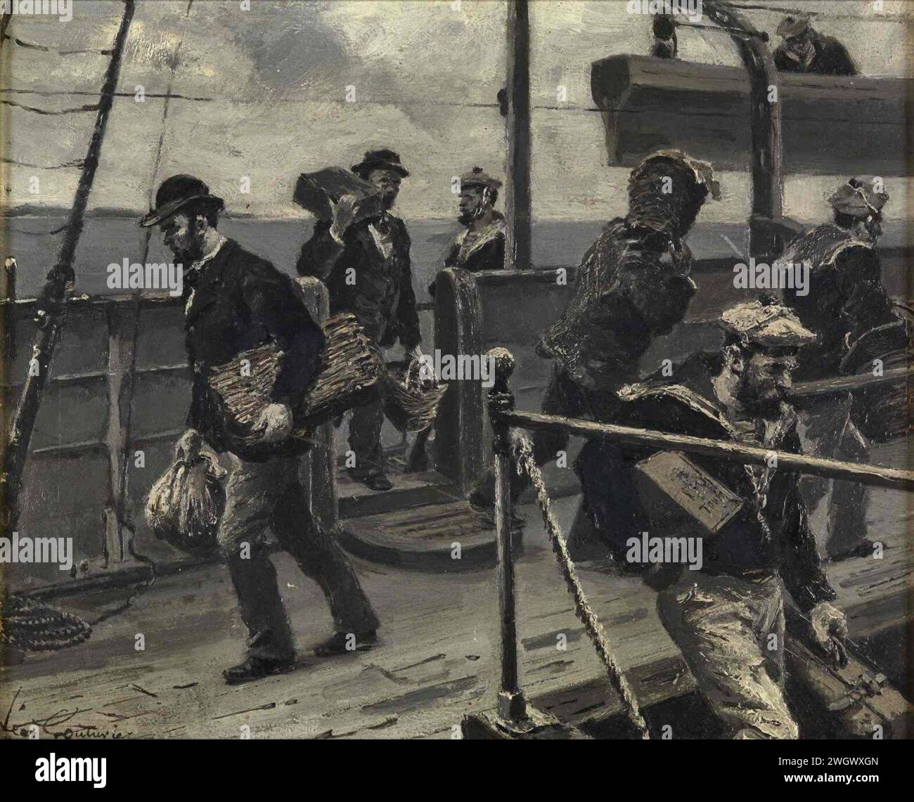 Sur le pont d'un navire hi-res stock photography and images - Alamy