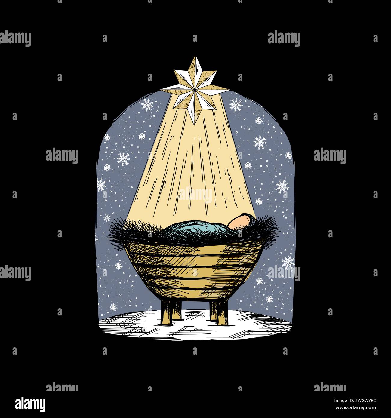 Christ emmanuel Stock Vector Images - Alamy