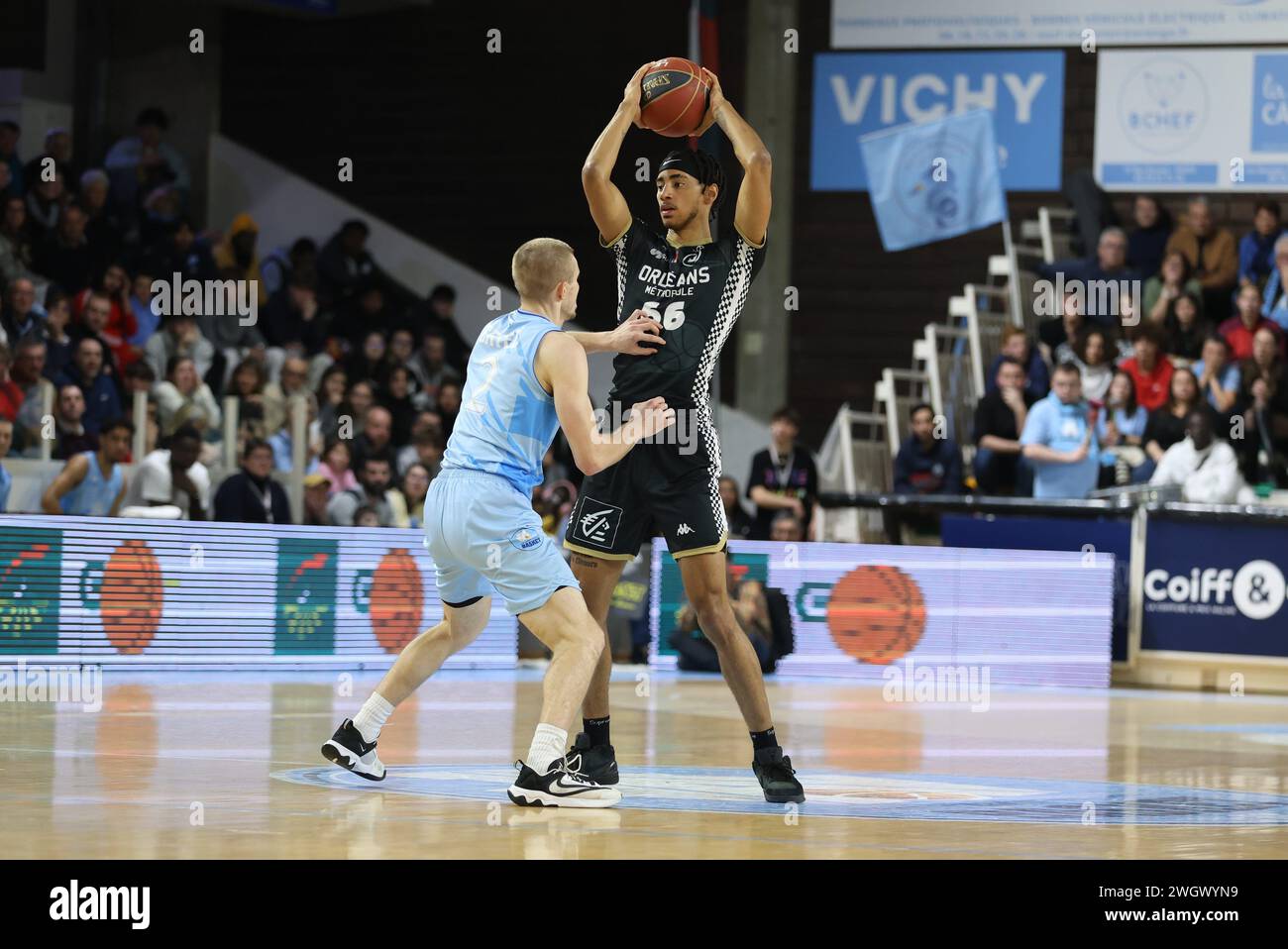 Thierry Larret/Maxppp. Basket Pro B : JA Vichy vs Orleans Loiret Basket ...