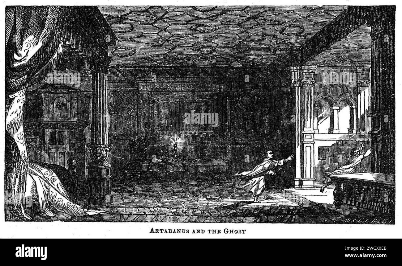 Artabanus and the Ghost Stock Photo - Alamy