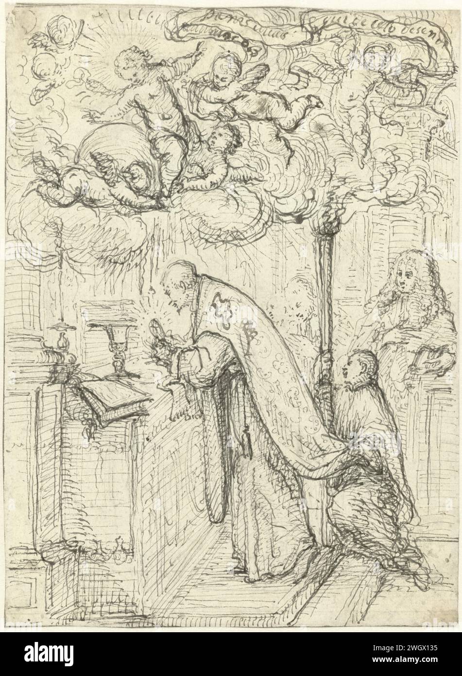 A priest during consecration, Vicente Salvador Gómez (Attributed to ...