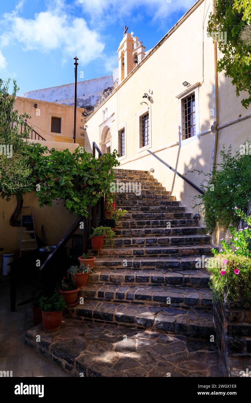 Moni Kapsa Monastery, Eastern Crete Stock Photo - Alamy