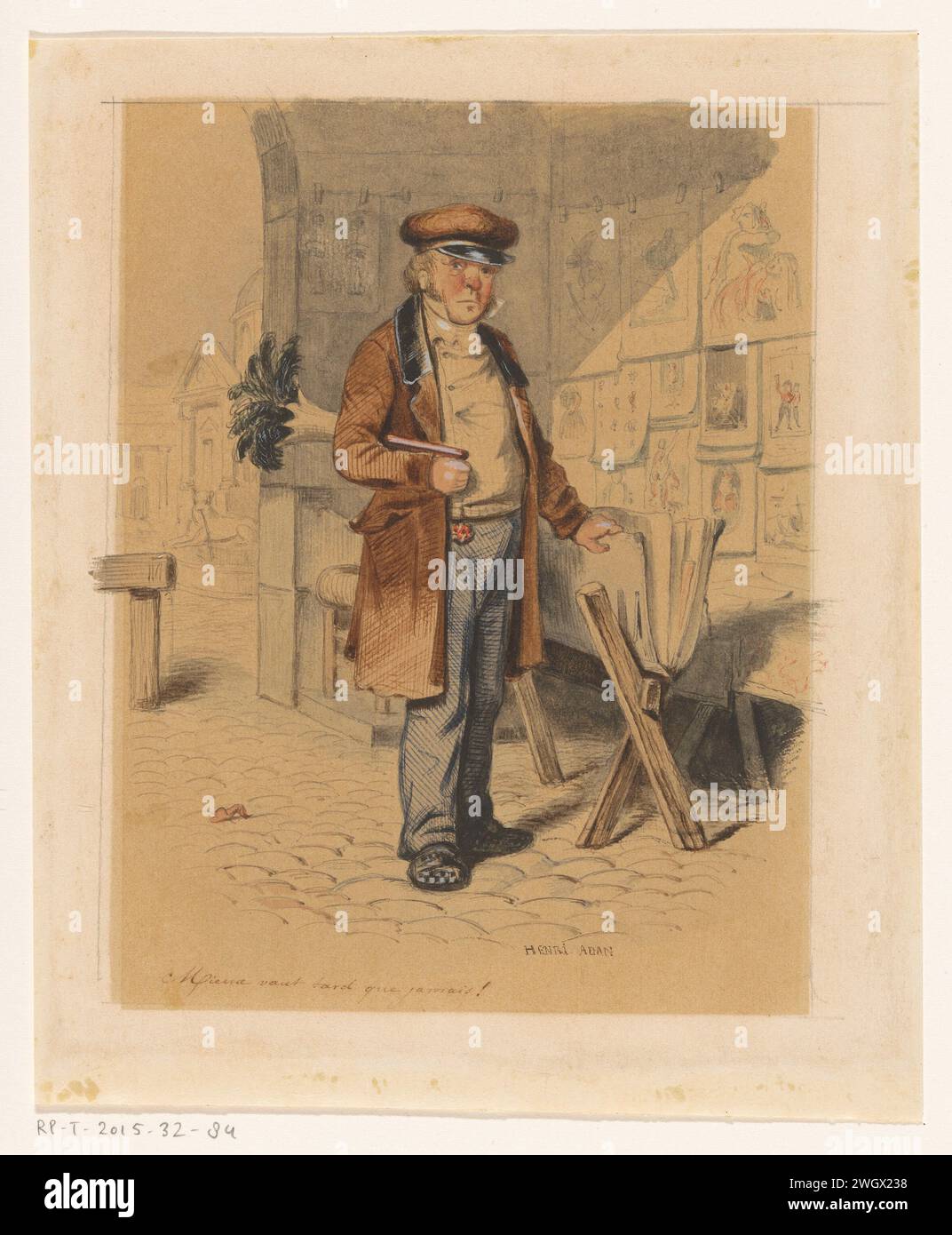 Prethandelaar, Henri Adan, After Karl Girardet, c. 1850 - c. 1900 ...