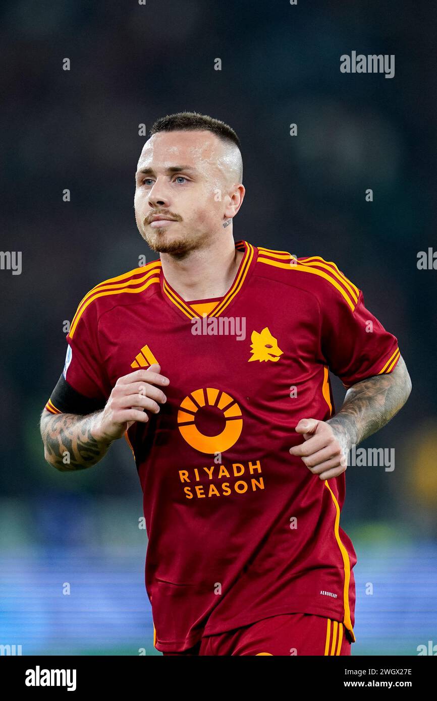 Rome, Italy. 05th Feb, 2024. Angelino of AS Roma during the Serie A ...