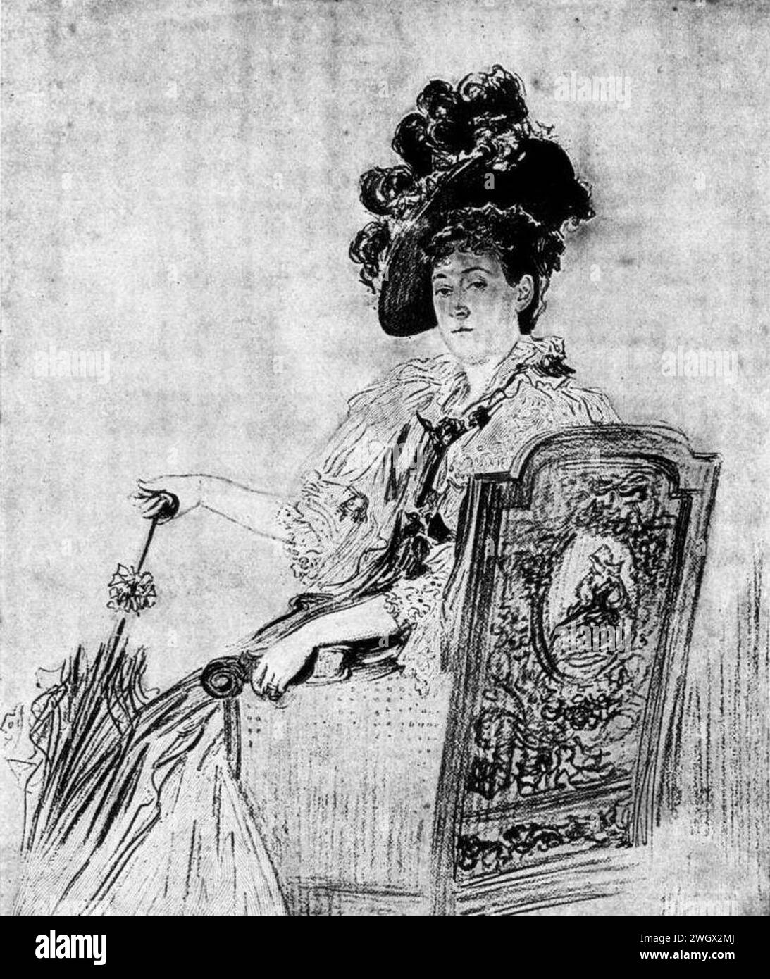 Arthur Jule Goodman - The Marchioness of Tweeddale Stock Photo - Alamy