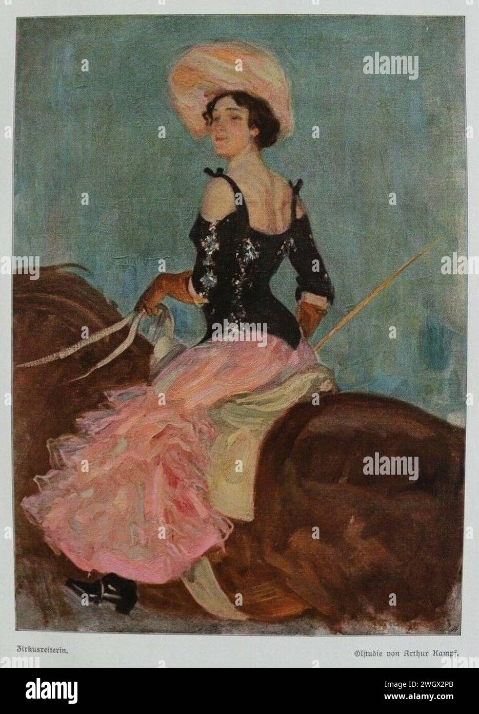 Arthur Kampf - Zirkusreiterin Stock Photo - Alamy