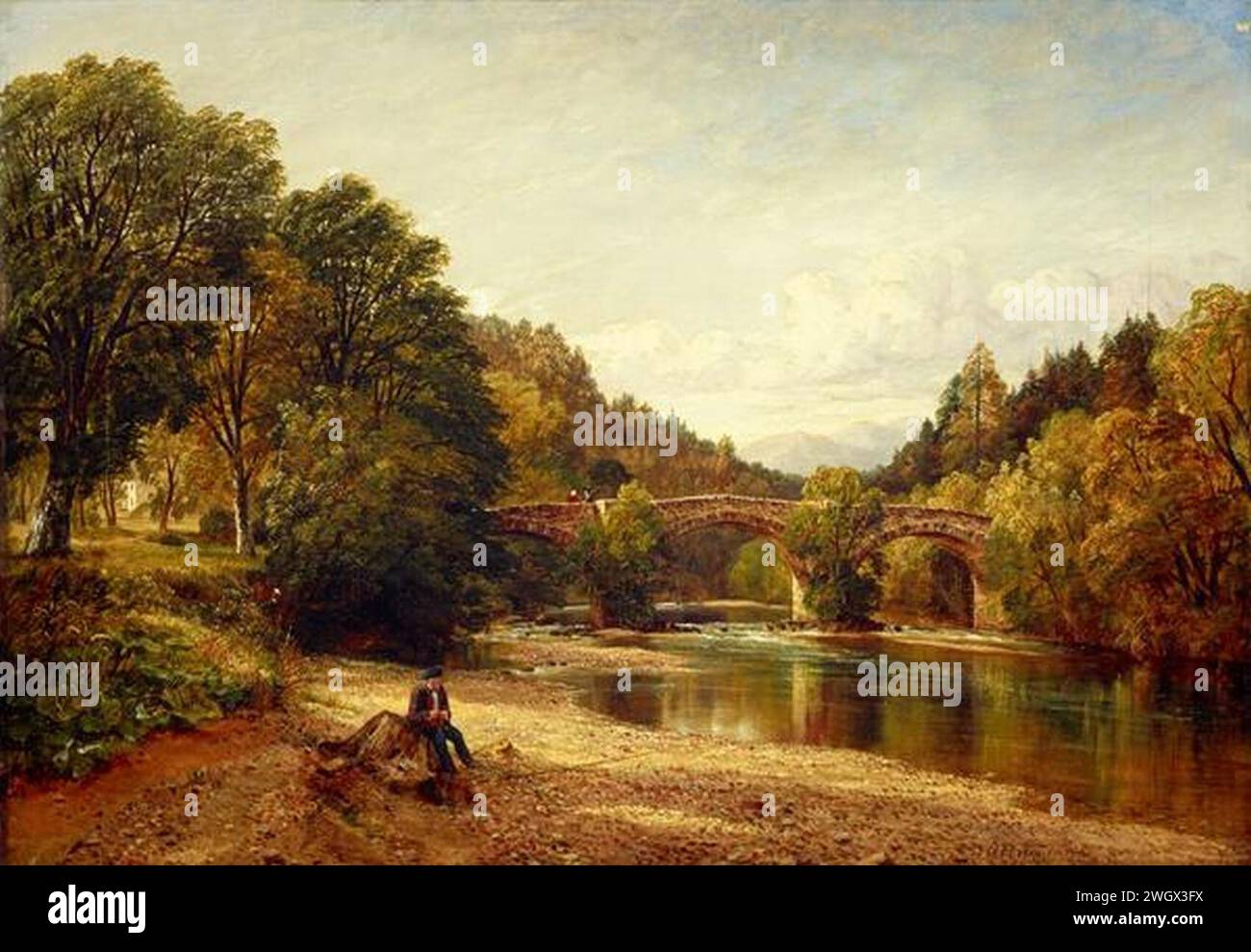 Arthur Perigal - Strowan Bridge Stock Photo - Alamy