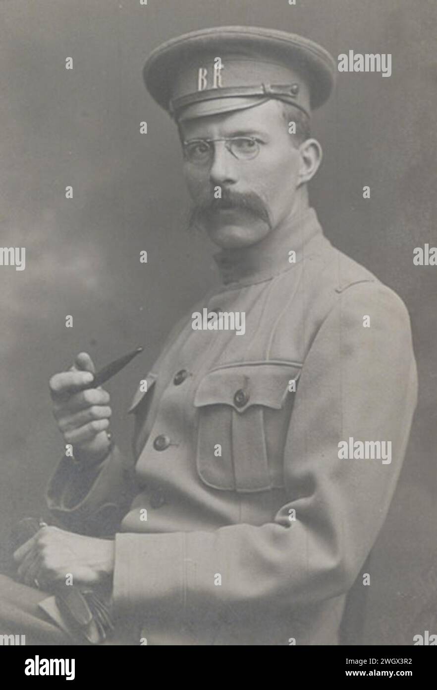 Arthur Ransome in uniform Stock Photo - Alamy
