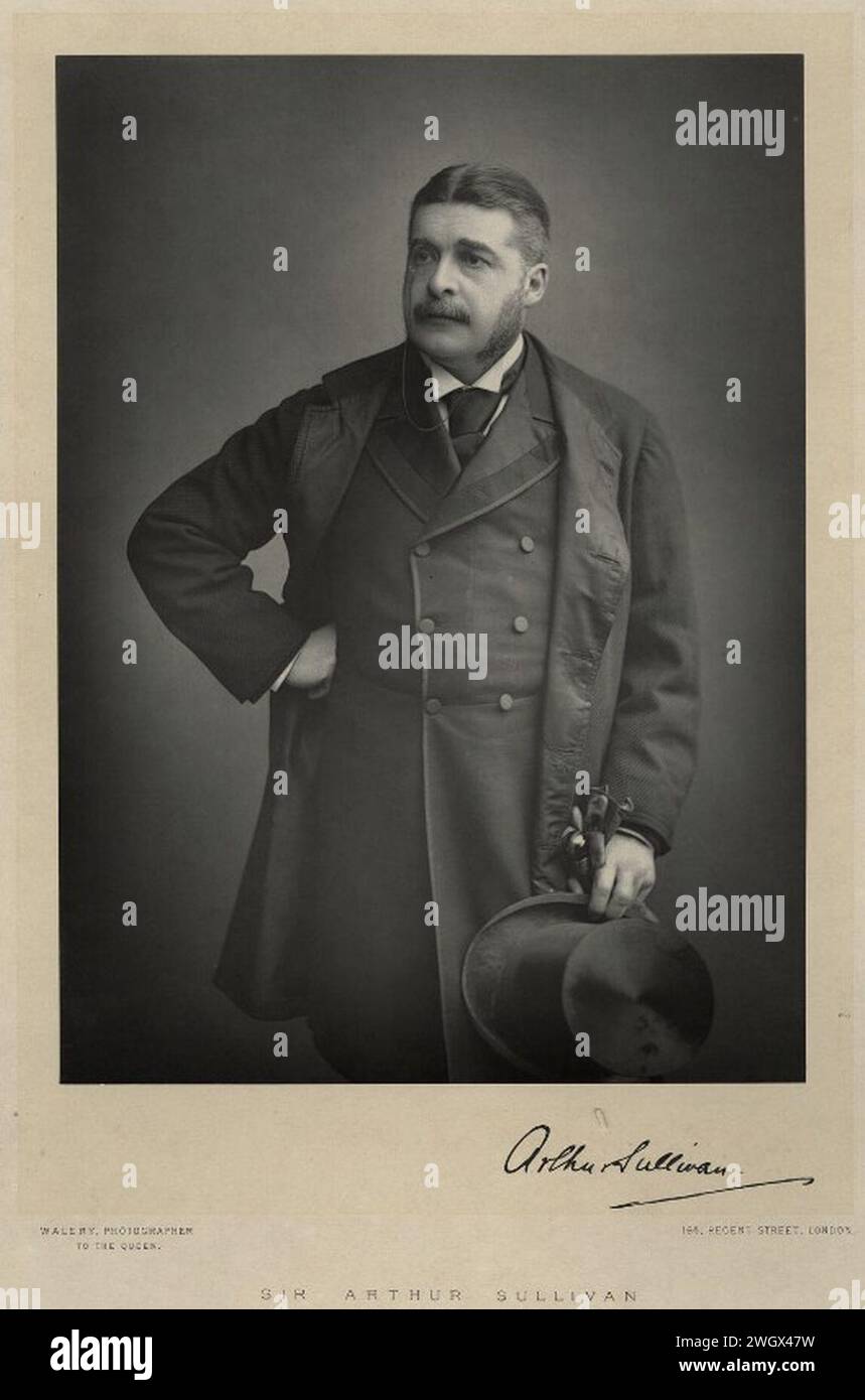 Arthur Sullivan 1888 Stock Photo - Alamy