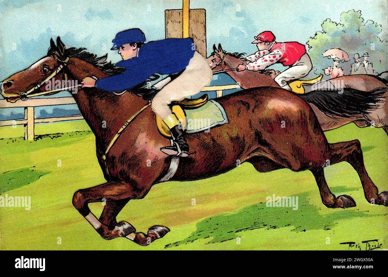 Arthur Thiele Reiter 4 Stock Photo - Alamy