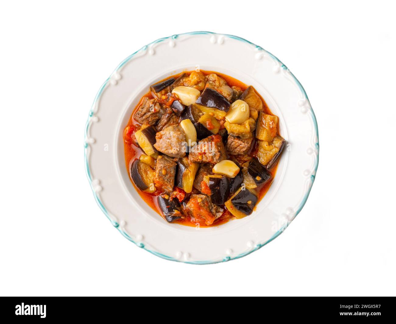 Traditional Turkish cuisine; Meaty Eggplant Dish. Turkish name ...