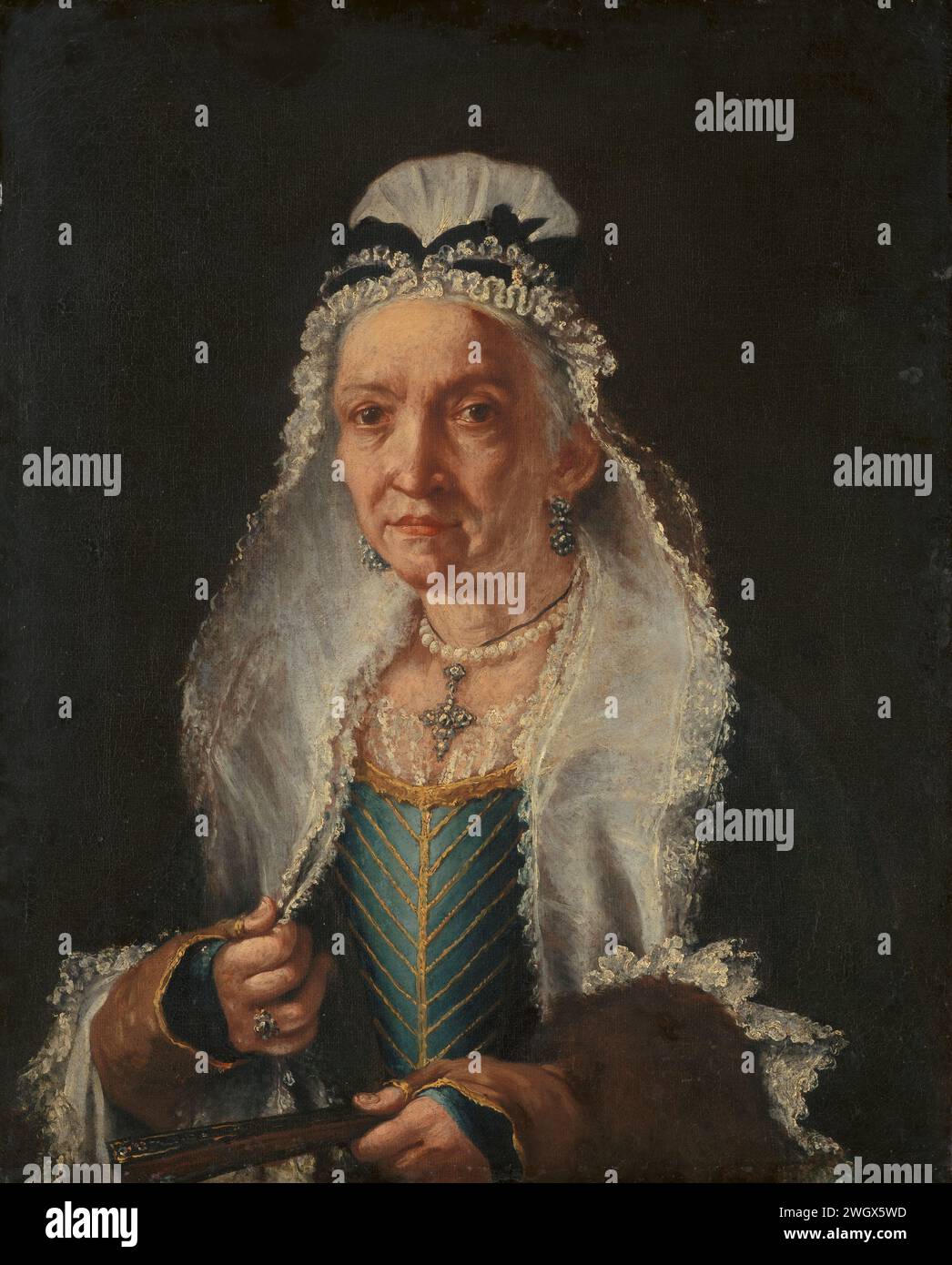 Portrait of an Old Lady, Vittore Ghislandi (circle of), 1720 - 1750 ...