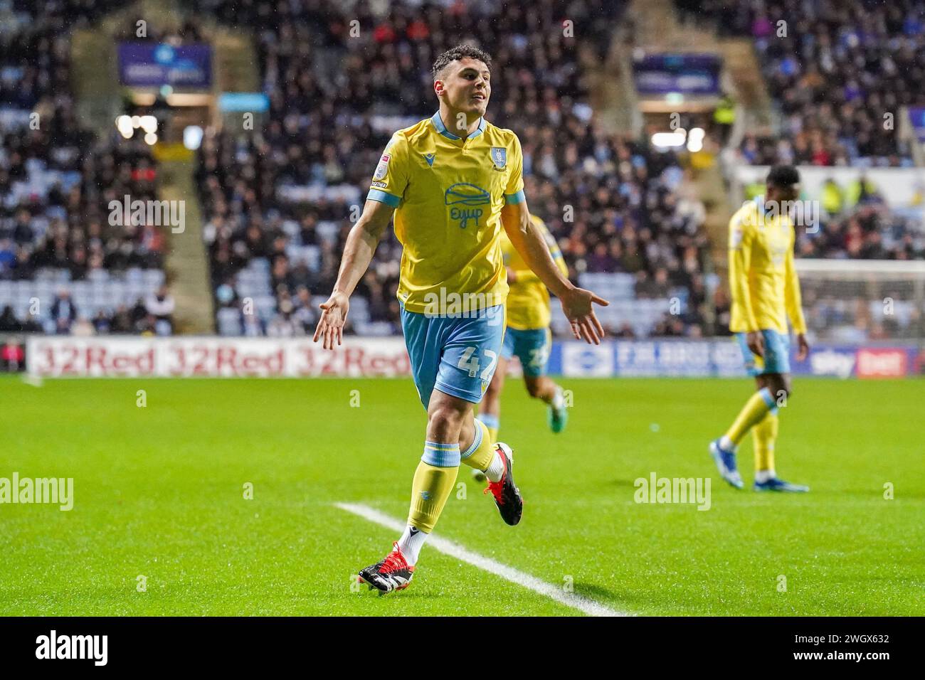 Coventry, UK. 06th Feb, 2024. Sheffield Wednesday forward Bailey-Tye ...