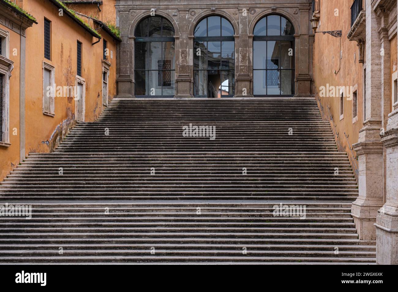 Campidoglio stairs hi-res stock photography and images - Alamy