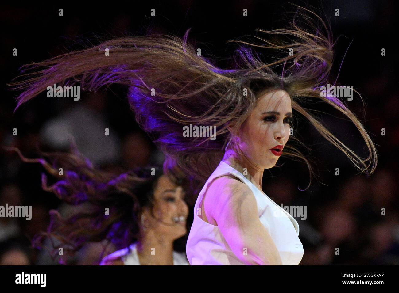 The Wizards dancers perform during an NBA basketball game between the ...
