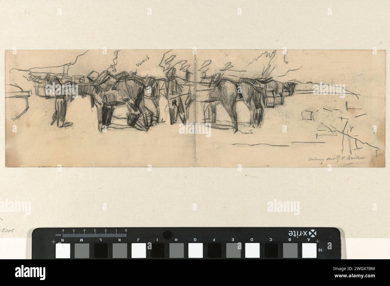 Solved Cavalerie, George Hendrik Breitner, 1867 - 1923 drawing paper ...