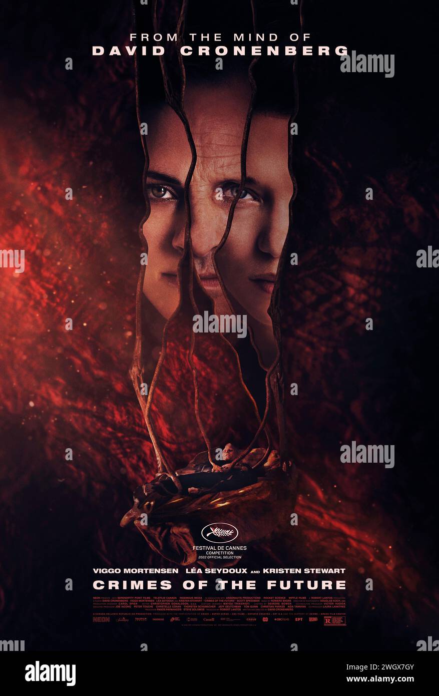 Crimes of the Future (2022) directed by David Cronenberg and starring Viggo Mortensen, Léa ...