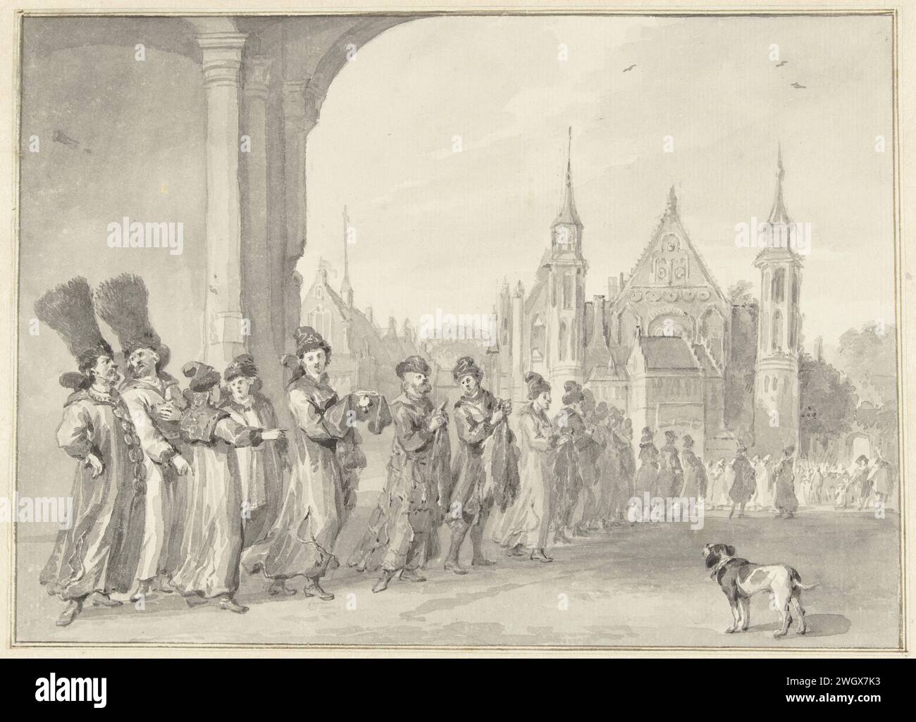 The envoy of the tsar of Moskovia on the way to the States meeting in ...