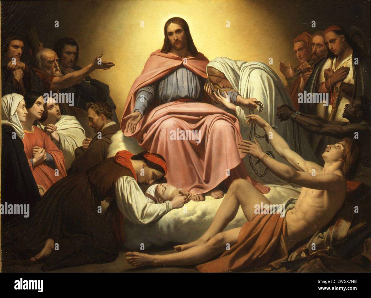 Ary Scheffer - Christus Consolator Stock Photo - Alamy