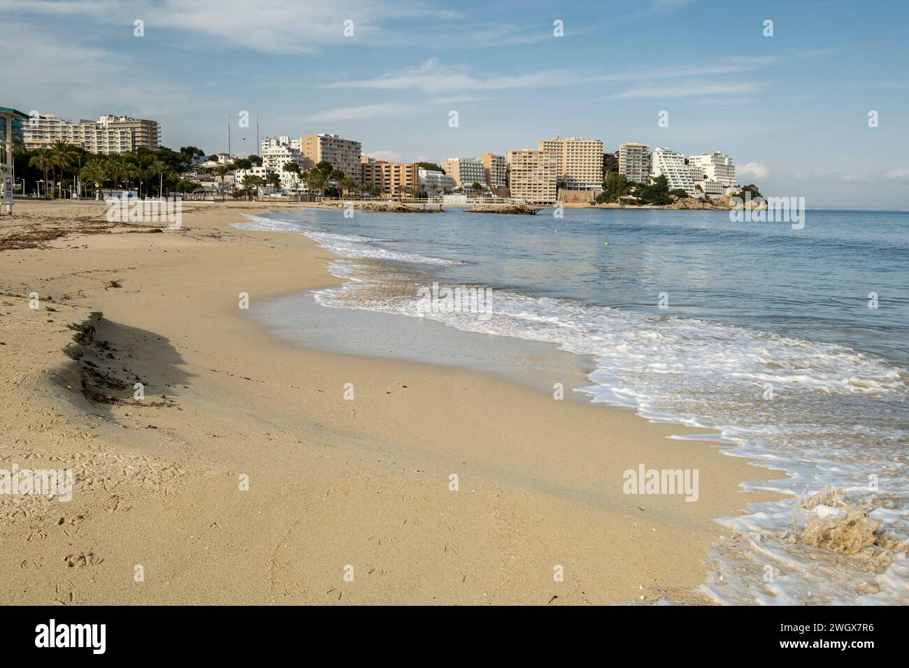 Sunbathing on magaluf beach hi-res stock photography and images - Alamy