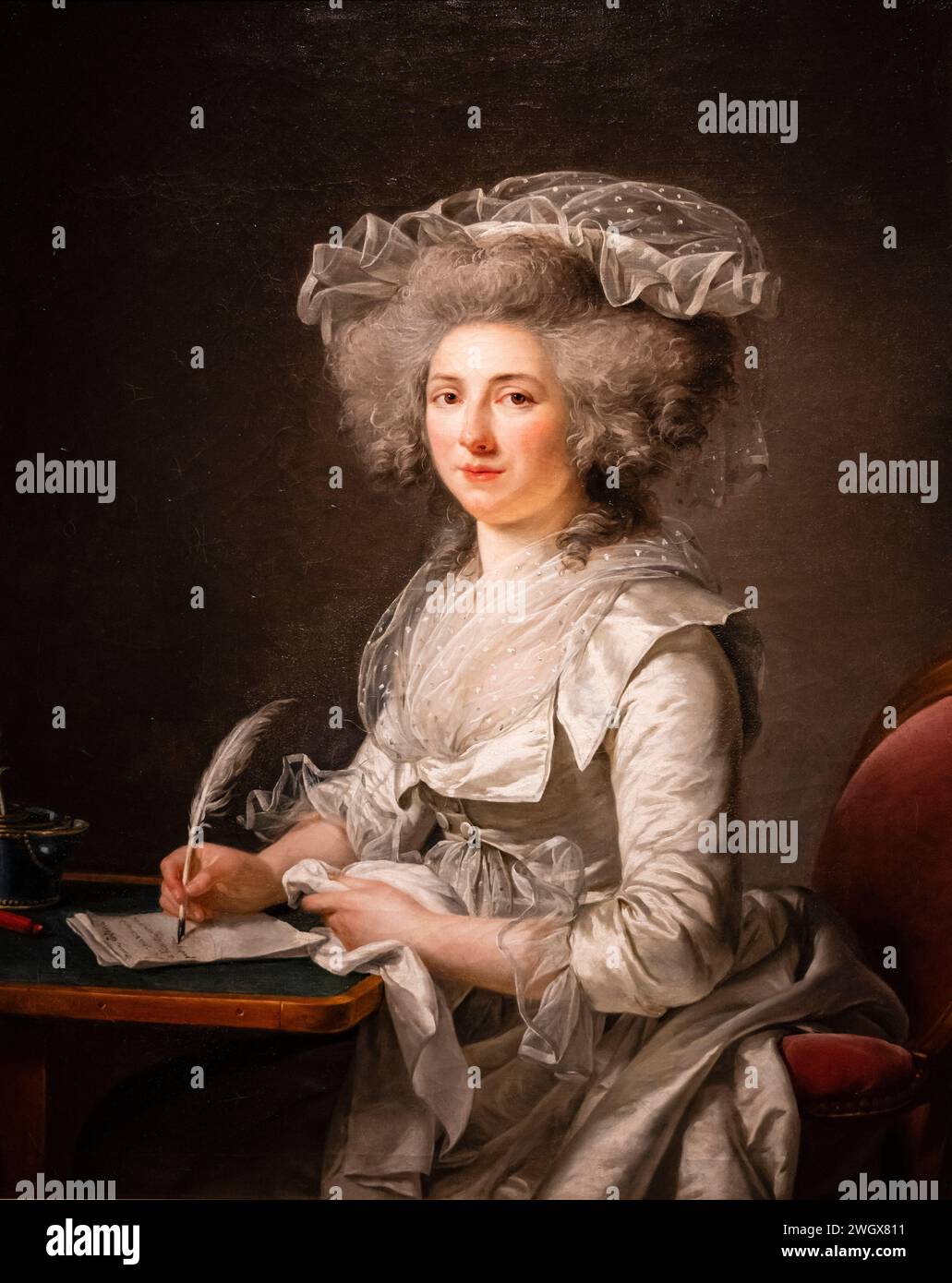 Adelaïde Labille-Guiard, portrait of a woman, 1787,oil on canvas, beaux ...