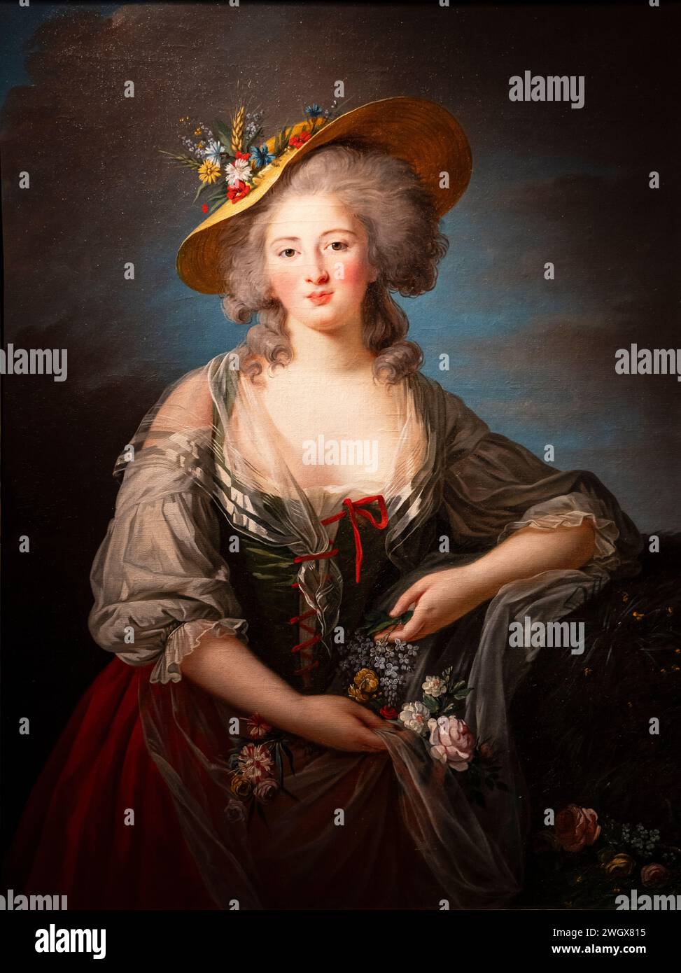 Louise-Elisabeth Vigee-Le Brun, Elisabeth-Philippine-Marie-Helene of ...