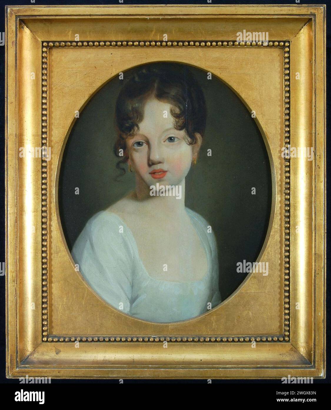 Ary Scheffer - Portret van Johanna Maria Verbeek op 12-jarige leeftijd ...
