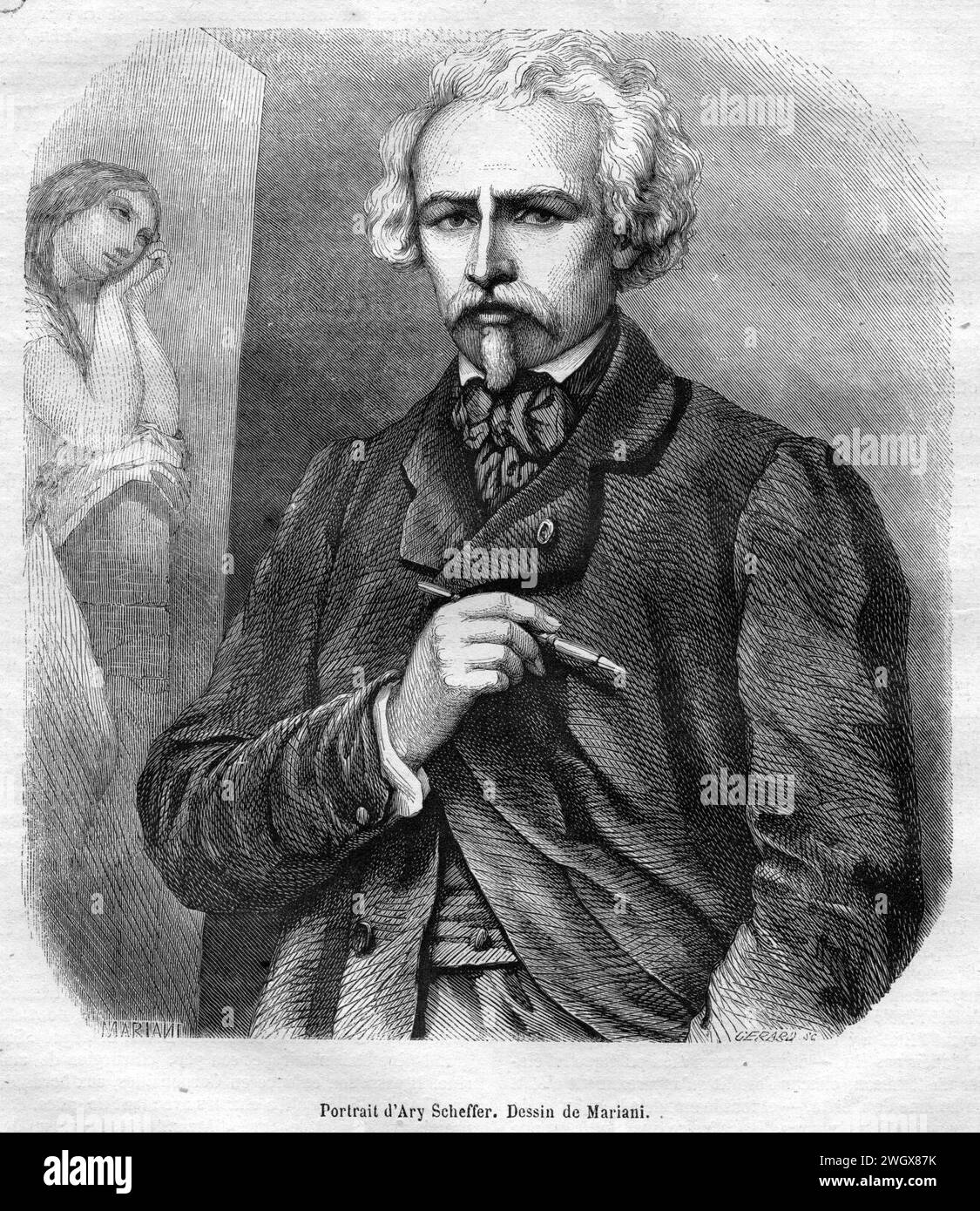 Scheffer ary Black and White Stock Photos & Images - Alamy