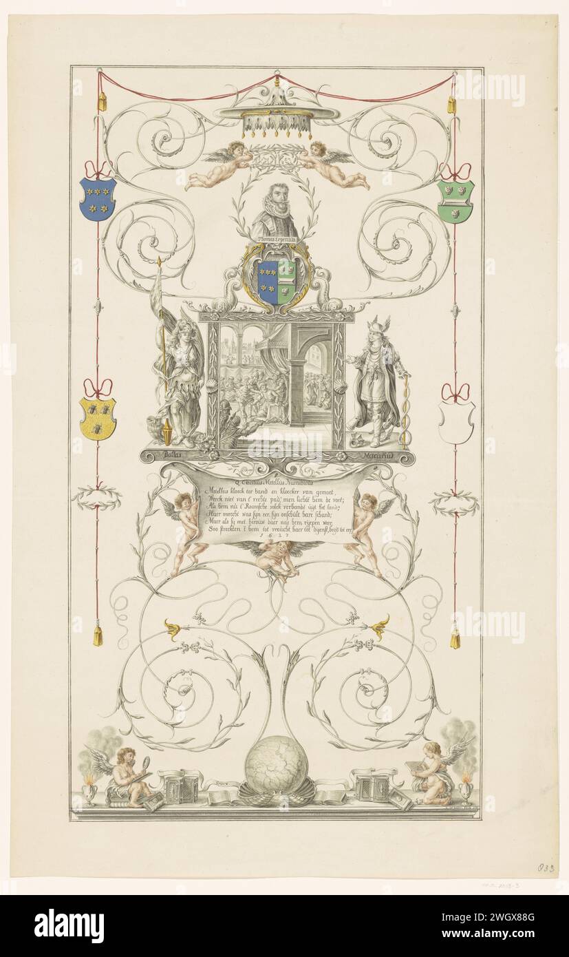 Thomas Erpenius Als Metellus, Cornelis de Jonker, 1791 drawing Thomas ...