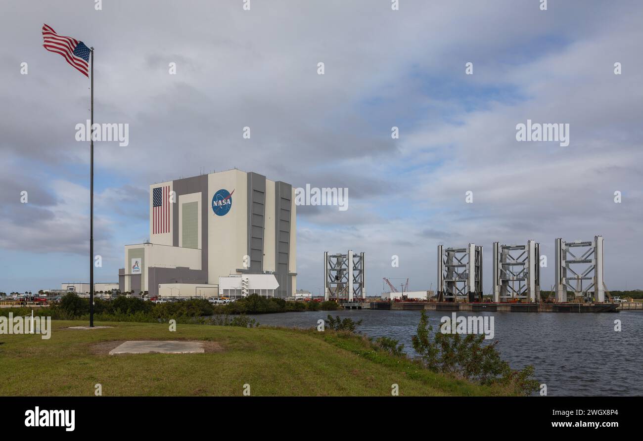 Kennedy Space Center, USA. 06th Feb, 2024. Four SpaceX Starship launch ...