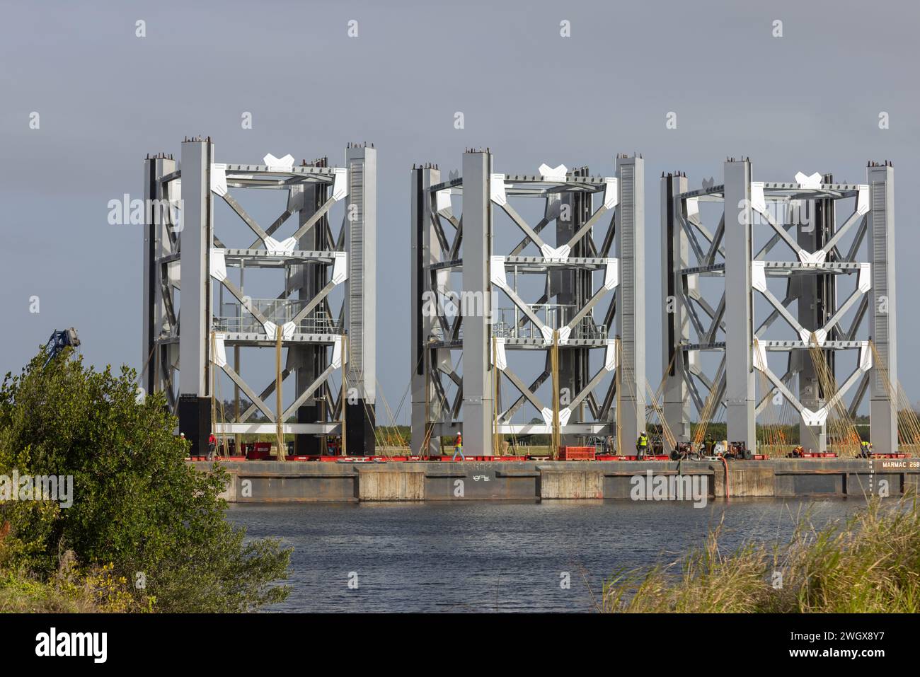 Kennedy Space Center, USA. 06th Feb, 2024. Four SpaceX Starship launch ...