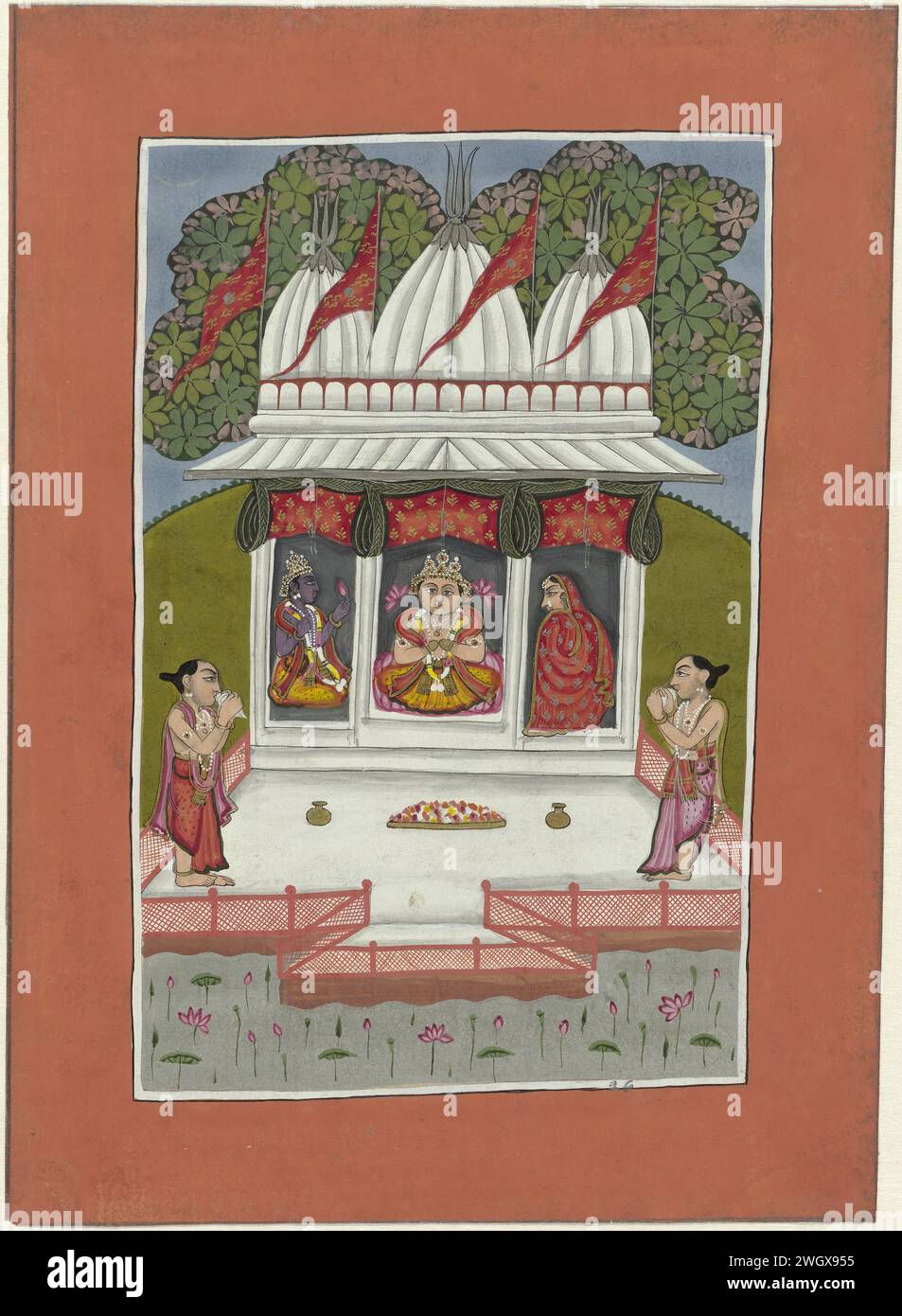 Buddha as an incarnation (Avatara) van Vishnu, Anonymous, 1825 - 1875 ...