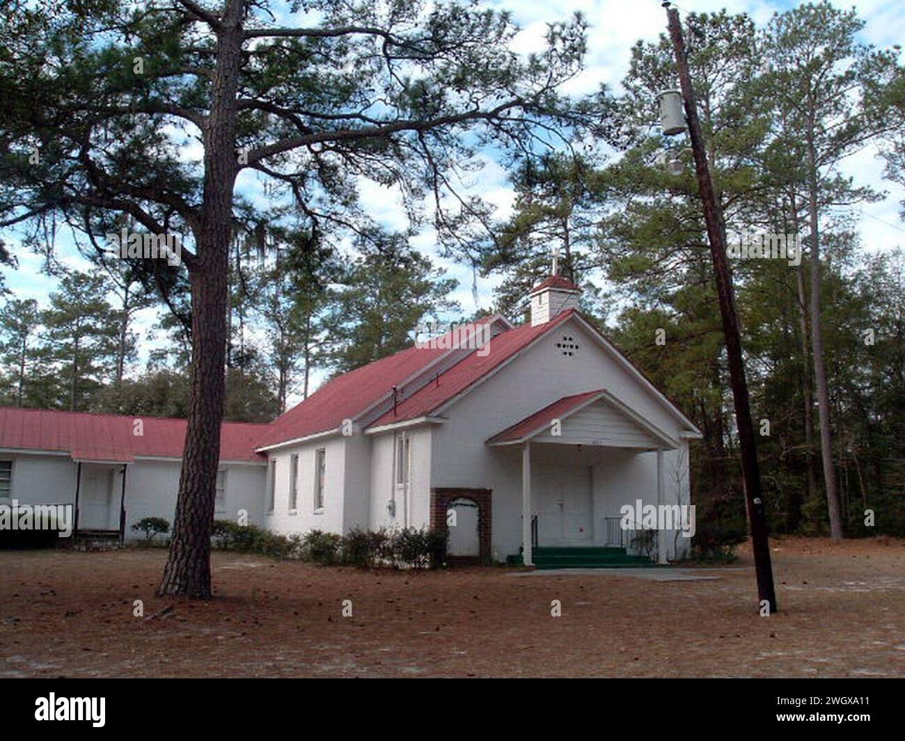 Ashley River Road - Olive Branch Church Stock Photo - Alamy