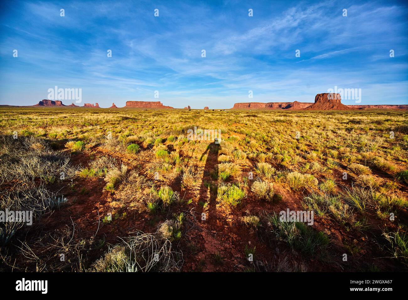 Desert Shadows and Mesas in Monument Valley with Photographer ...
