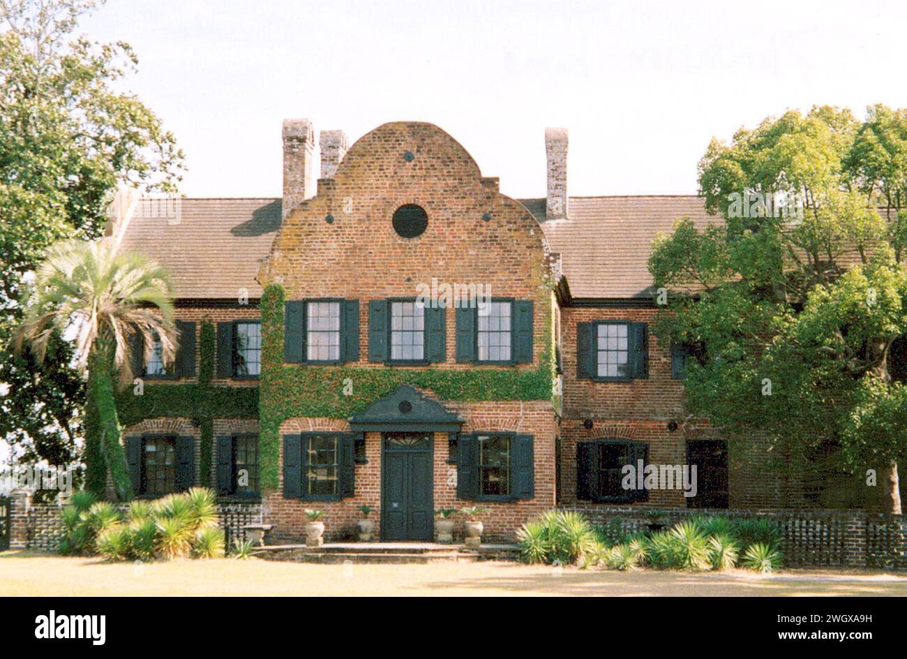 Ashley River Road - The Surviving South Wing of the Plantation Home at ...