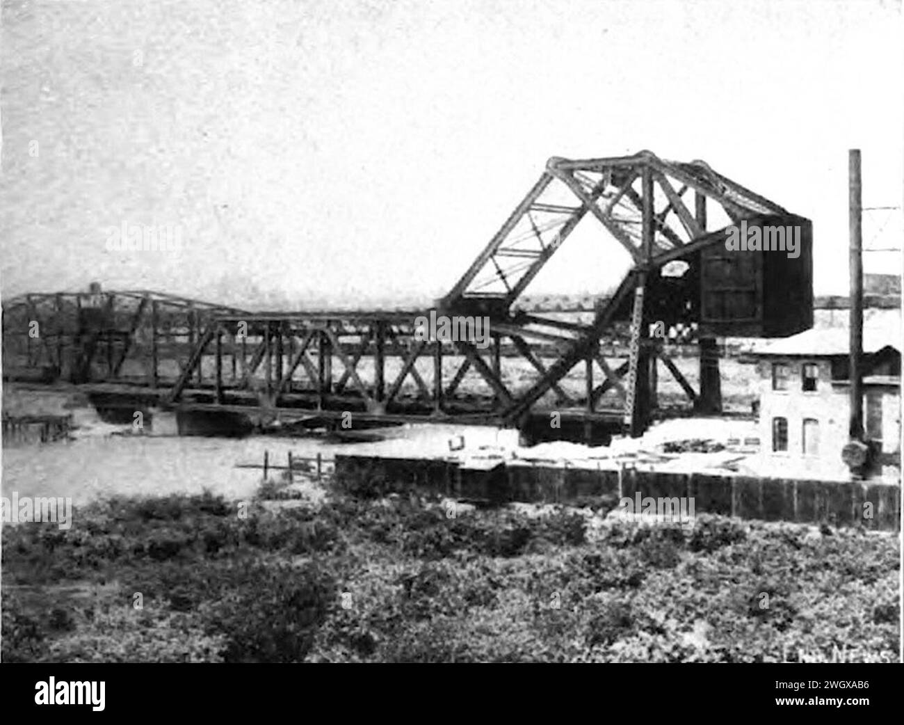 Ashtabula Railroad Bridge 1912 Stock Photo - Alamy