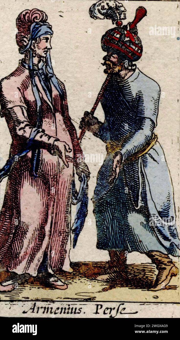 Asia noviter delineata - Armenius. Perse Stock Photo - Alamy