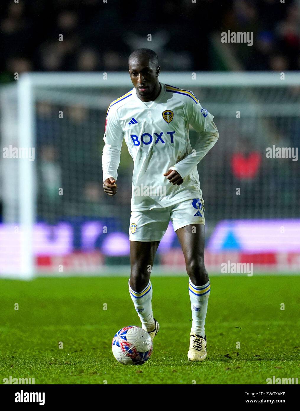 Leeds United's Glen Kamara during the Emirates FA Cup fourth round ...