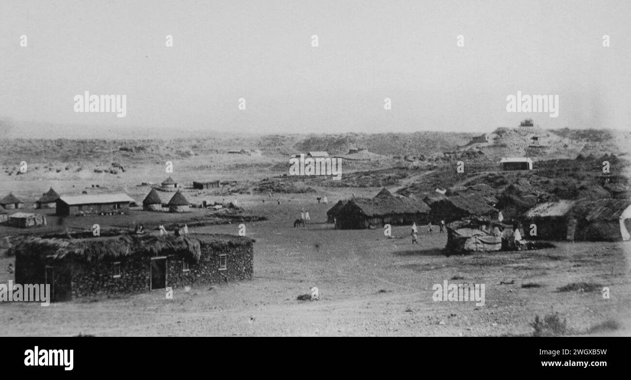 Asmara under Ras Alula's leadership (1889 Stock Photo - Alamy