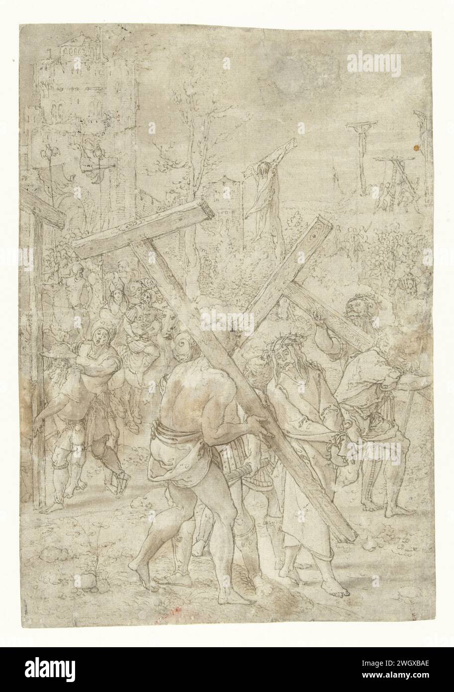 Christ on the road to the Calvary, Pieter Coecke van Aelst (I), 1535 ...