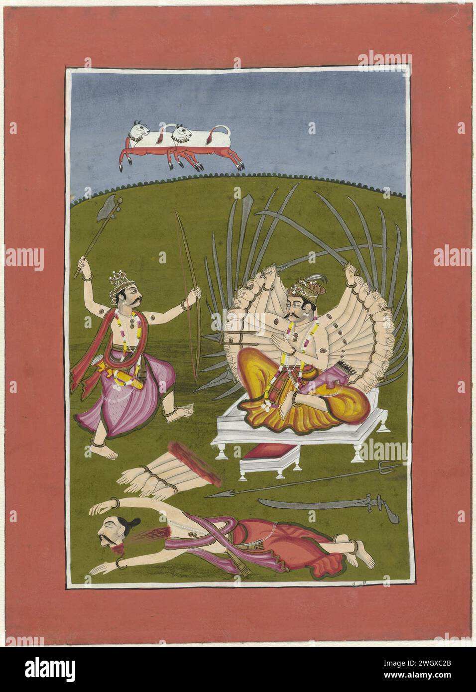 Parasurama (Incarnation of Vishnu as Rama-with-a-ax), Anonymous, 1825 ...