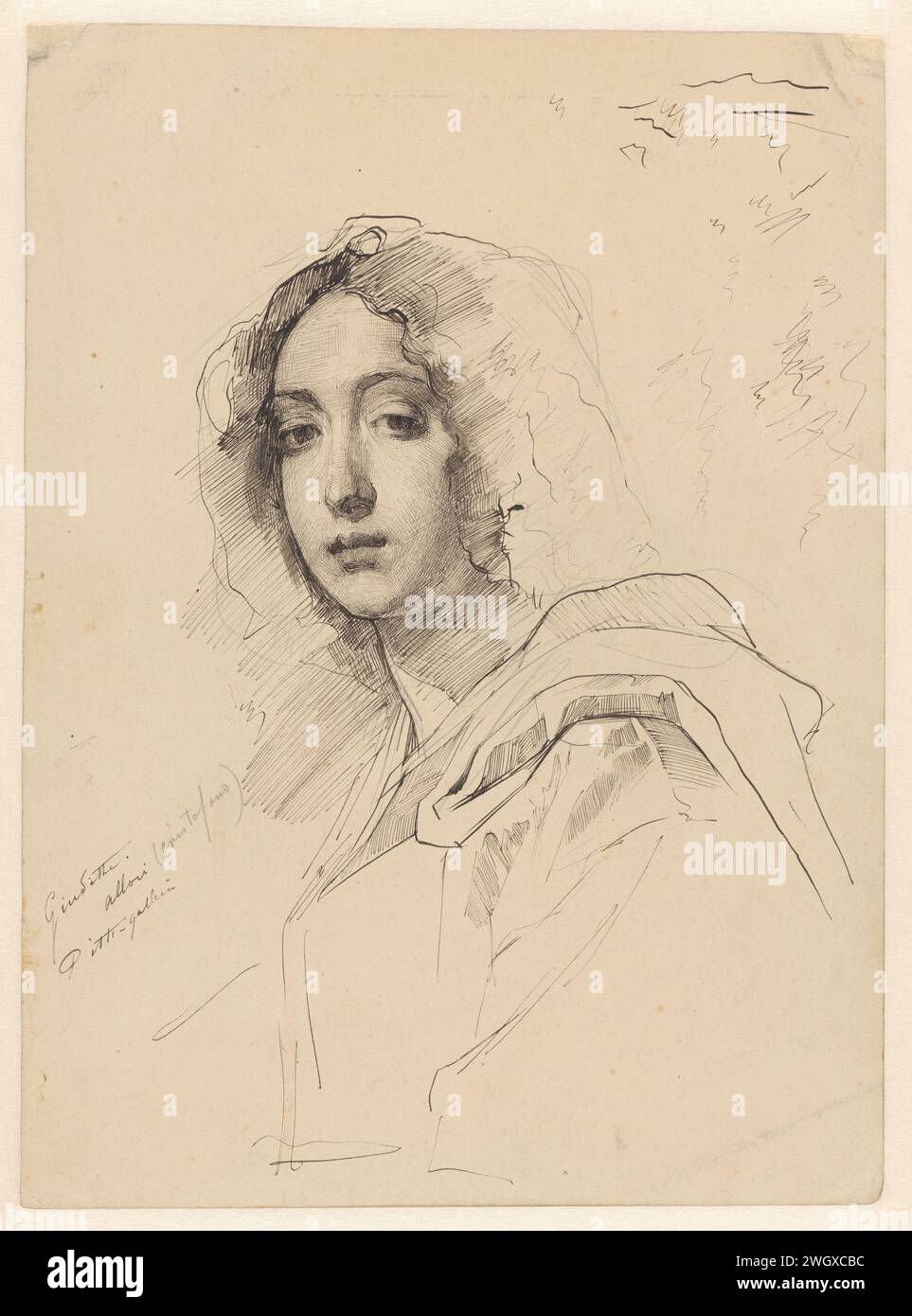 Judith, Nicolaas van der Waay, After Cristofano Allori, 1884 drawing ...