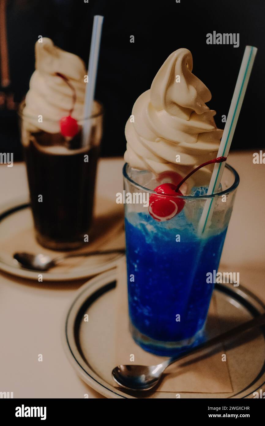 Cherry soda float hi-res stock photography and images - Alamy