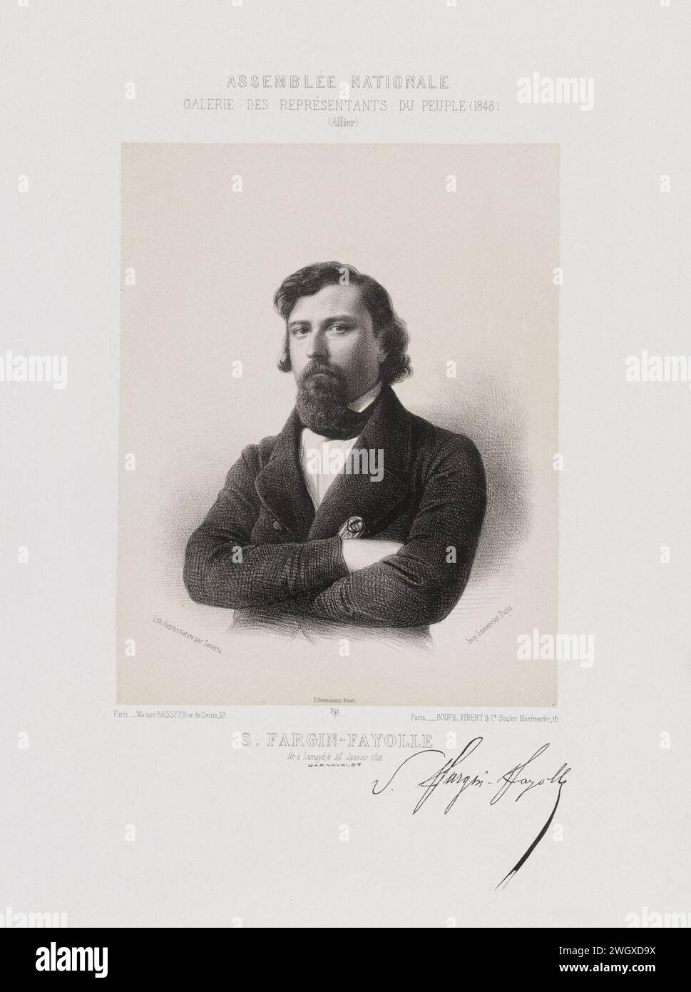 Assemblée nationale, galerie des représentants du peuple - Jules André ...