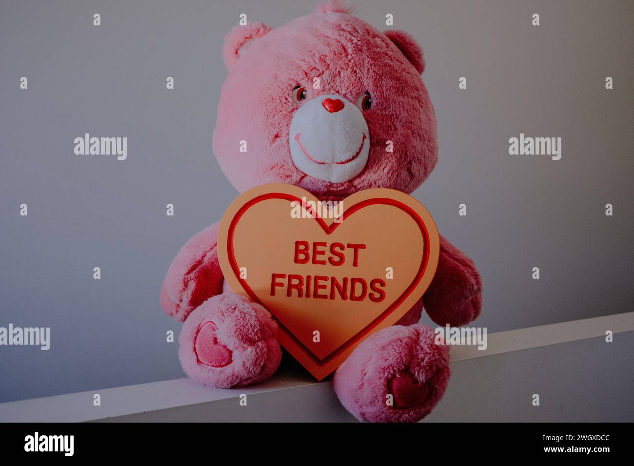 Care Bear best friends candy heart valentine kawaii Stock Photo - Alamy