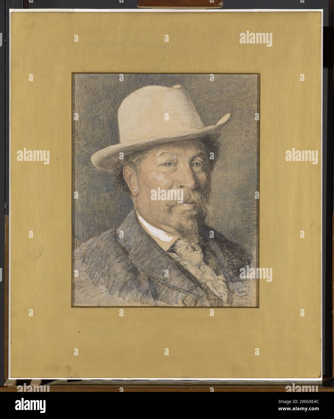 Portrait of the painter Gerardus Johannes Roermeester (1844-1936 ...