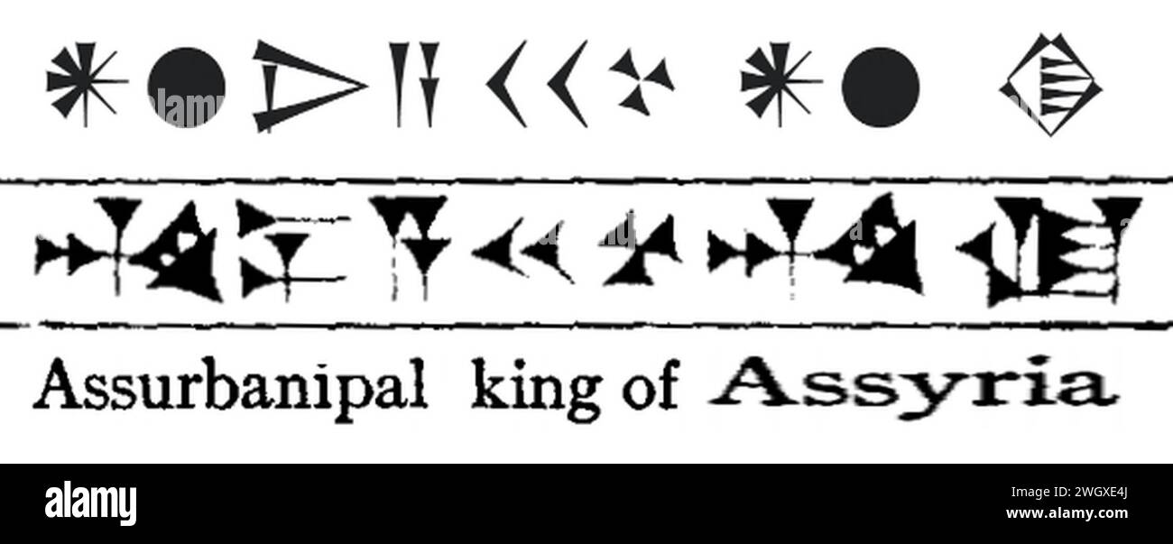 Assurbanipal King of Assyria (Sumero-Akkadian and Neo-Babylonian ...