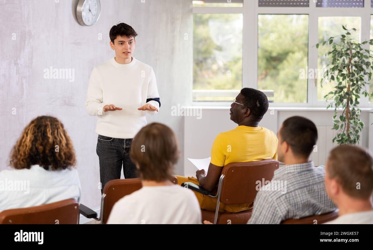Male spanish professor college hi-res stock photography and images - Alamy